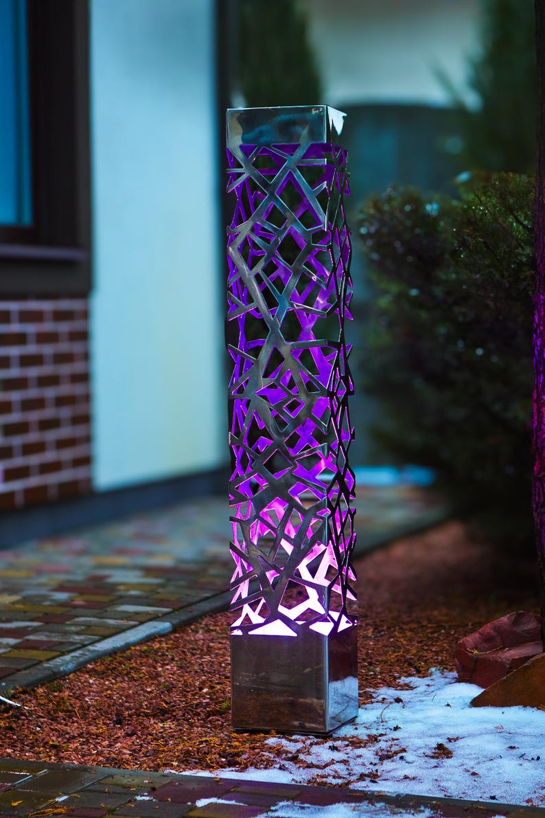 Pathway Light, Metal Floor Lamp, Garden Decor, Landscape Lighting ...