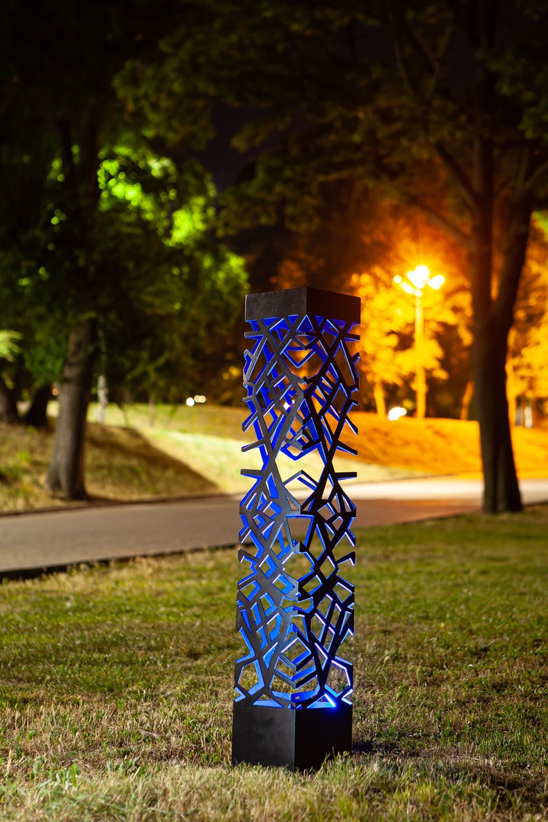 Metal Garden Lamp, Modern Lamps, Loft Outdoor Decor Patio, Outdoor ...