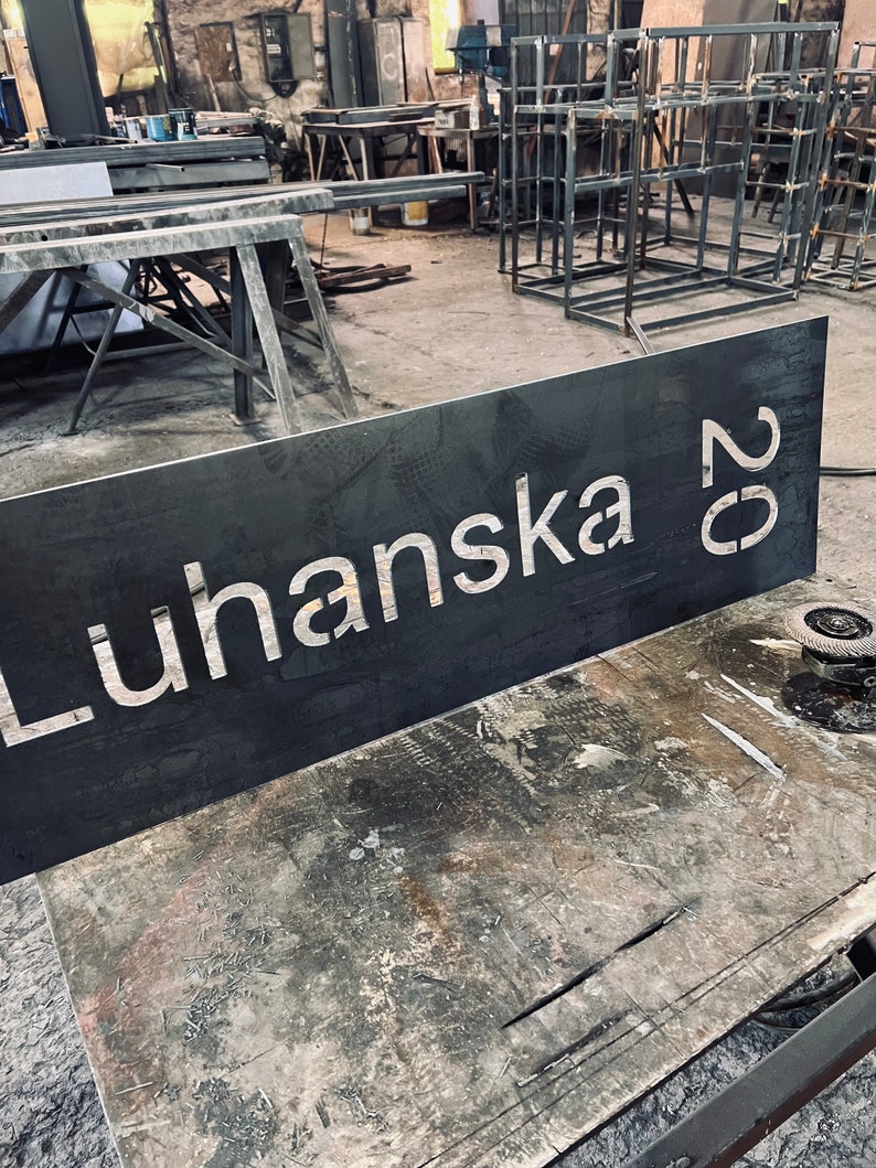 Modern LED Number, Custom Metal Address Plaque, Backlit Address Sign ...