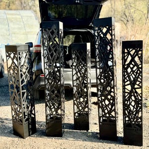 Garden Decor Lamp, Garden Lighting, Metal Yard Art, Garden Sculpture ...