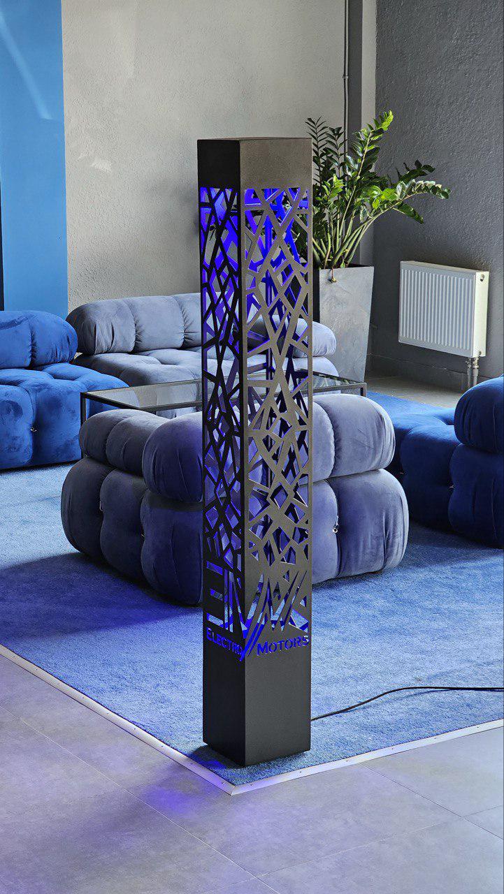 RGB Metal Garden Column Lamp for Outdoor&indoor Spaces | Fairy Lights ...