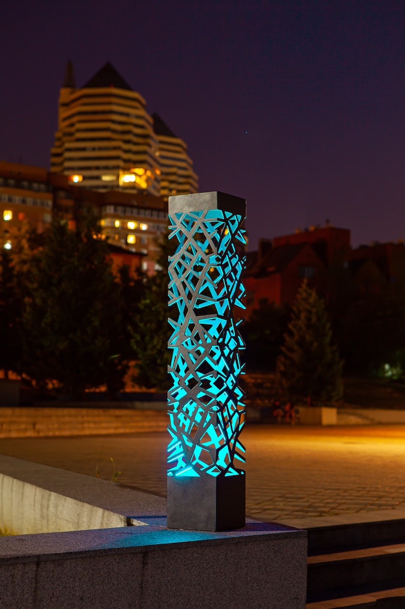 Metal Garden Lamp, Modern Lamps, Loft Outdoor Decor Patio, Outdoor ...