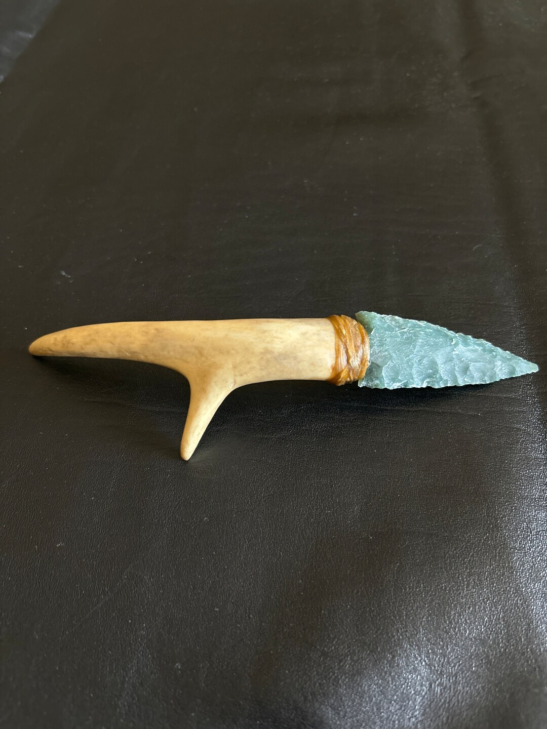 Arrowhead and Deer Shed Knife, Man Cave Decor, Authentic One of a Kind ...