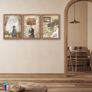 Vintage Poster Set - Timeless Retro Art for Classic Home Decor - Set of ...