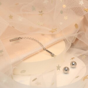 Industrial Barbell Scaffold Barbell 14G 45mm Chain 316L Surgical Steel ...