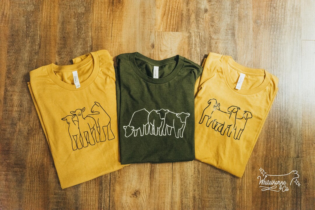 Livestock T-shirt, Stockshow Shirt, Show Shirt, Farm Shirt, - Etsy