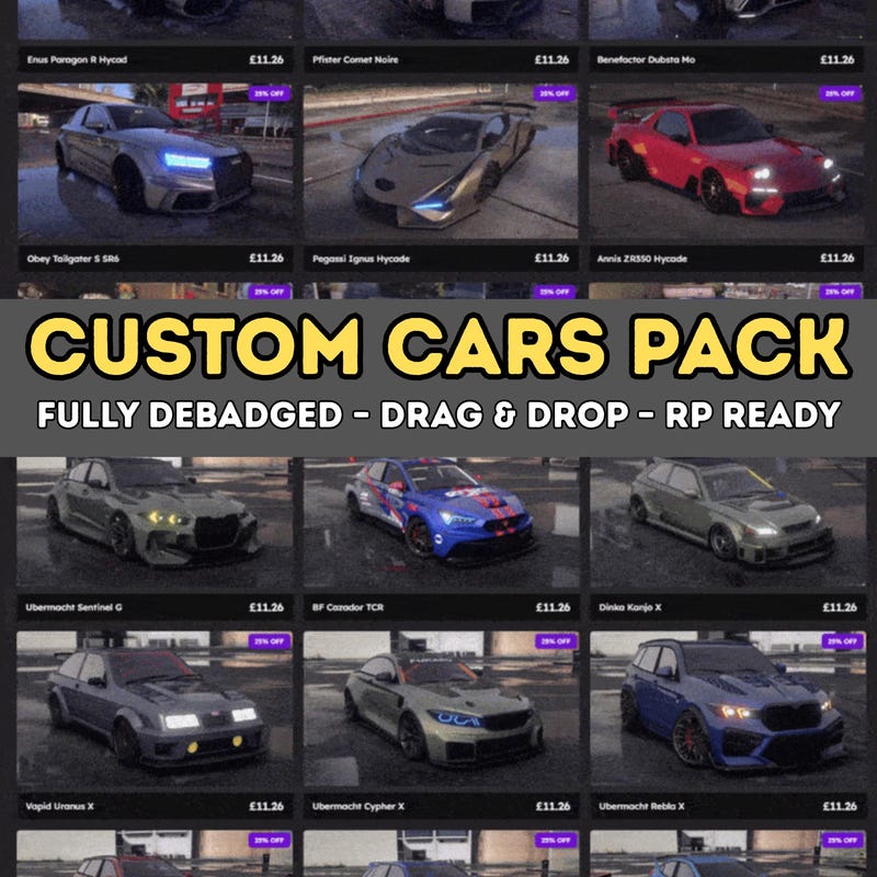 Fivem Lore Friendly Unmarked - Etsy New Zealand