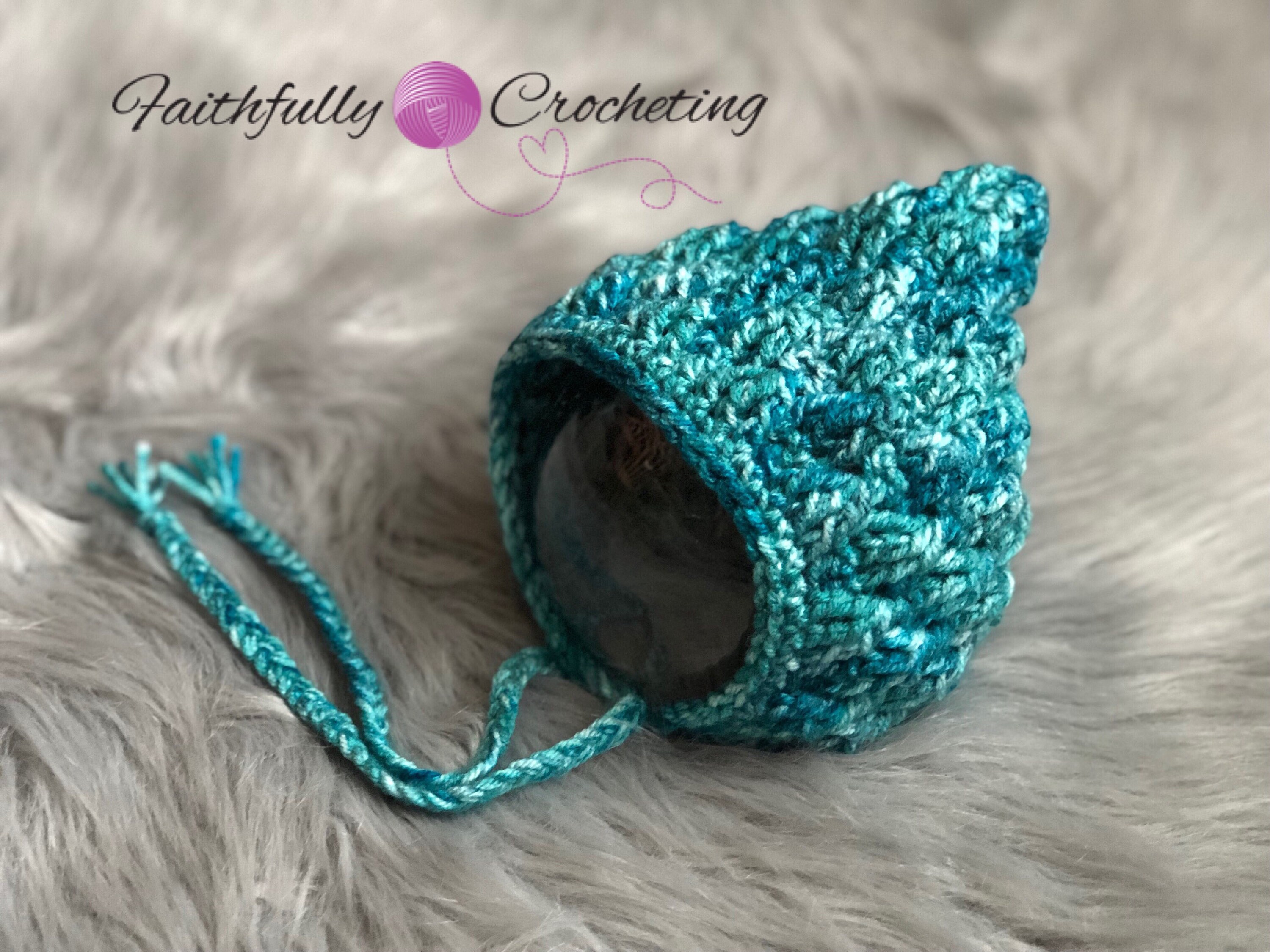 Baby Pixie Hat, Baby Bonnet, Photography Prop, Ready to Ship, Techured ...