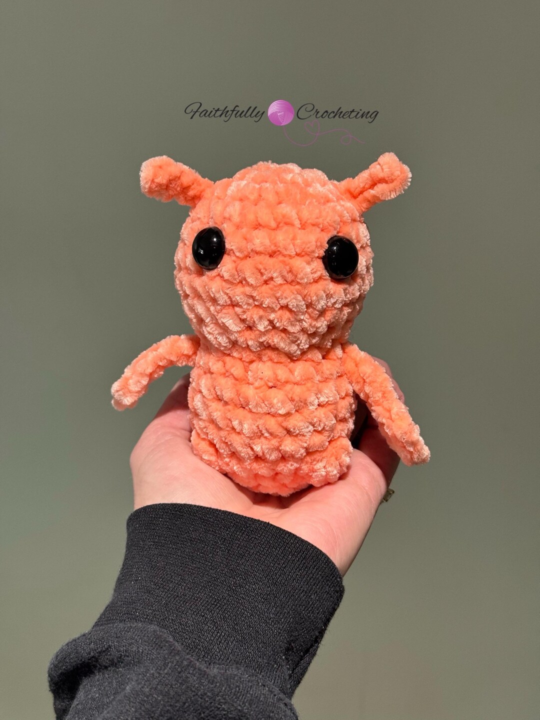 Baby Alien, Plush Alien, Orange Plush Alien, Ready to Ship, Ufo Plushie ...