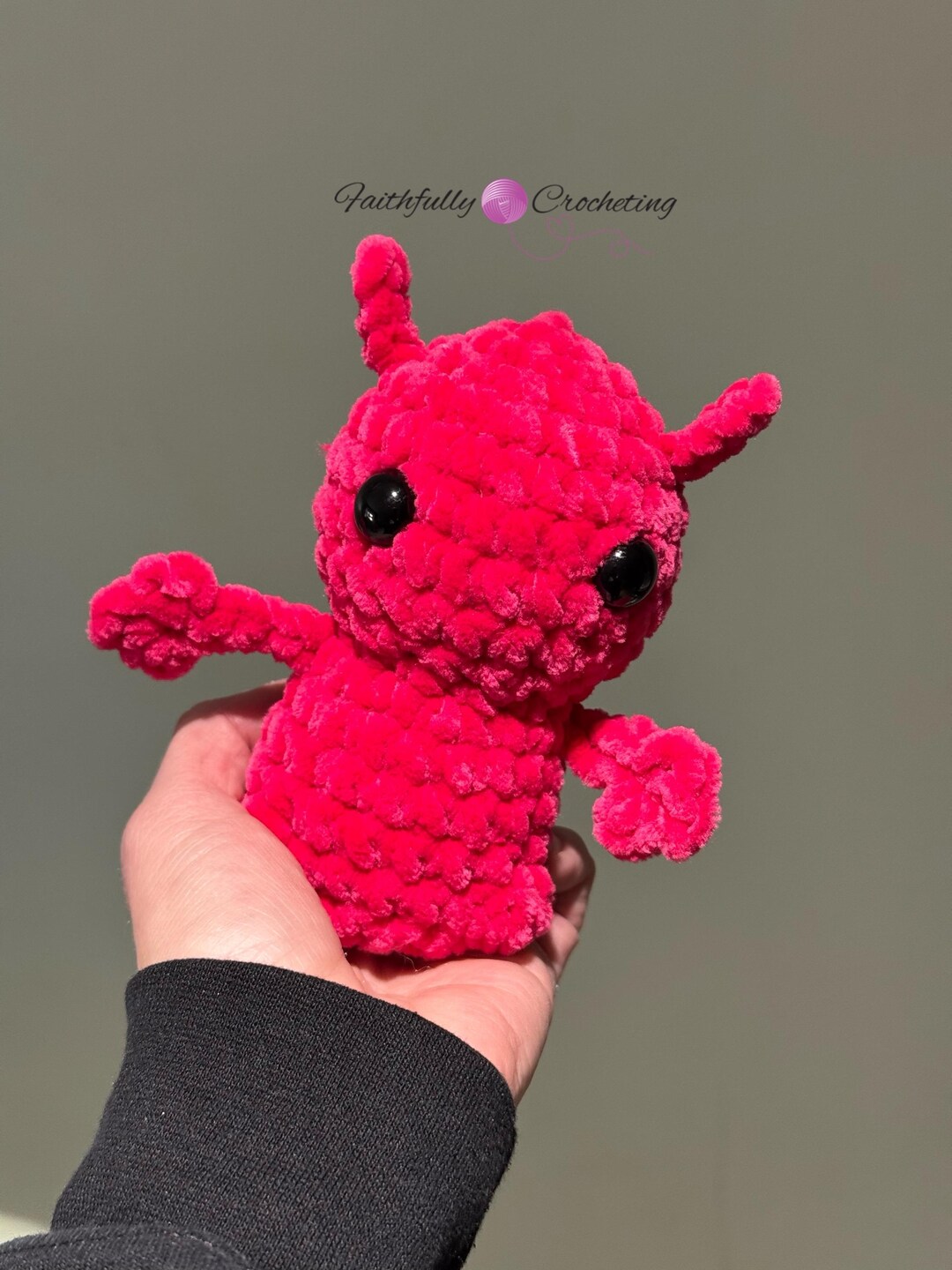 Baby Alien, Plush Alien, Fushia Pink Plush Alien, Ready to Ship, Ufo ...