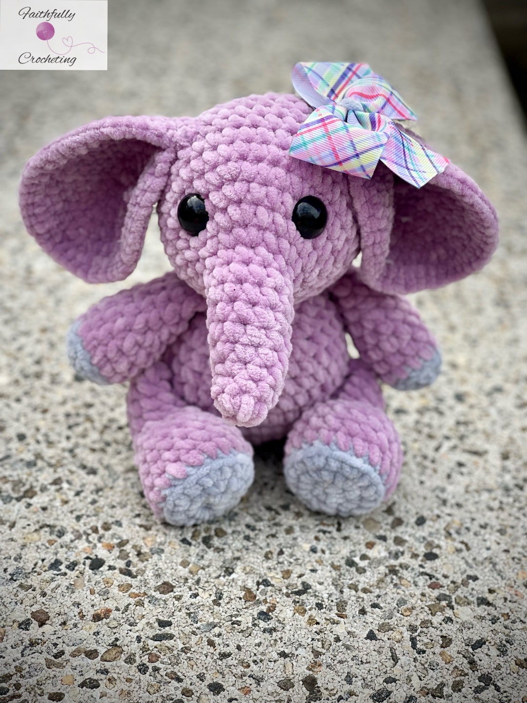 Baby Elephant Plushie Plush Elephant Nursery Decor Ready to - Etsy