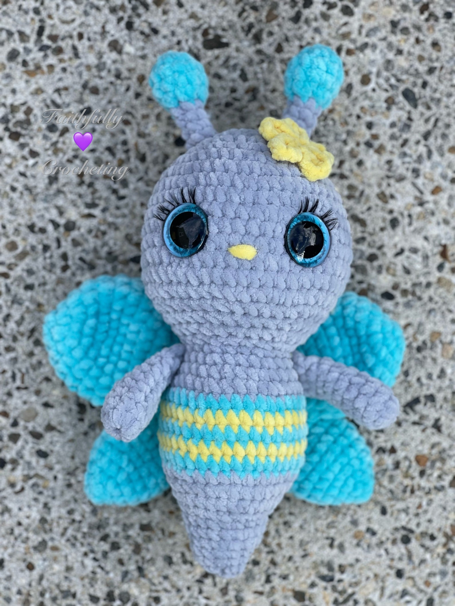 Butterfly Plushie Amigurumi Butterfly Plush Butterfly Ready - Etsy