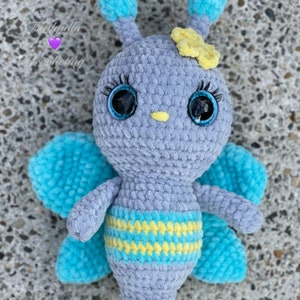 Butterfly Plushie, Amigurumi Butterfly, Plush Butterfly, Ready to Ship ...