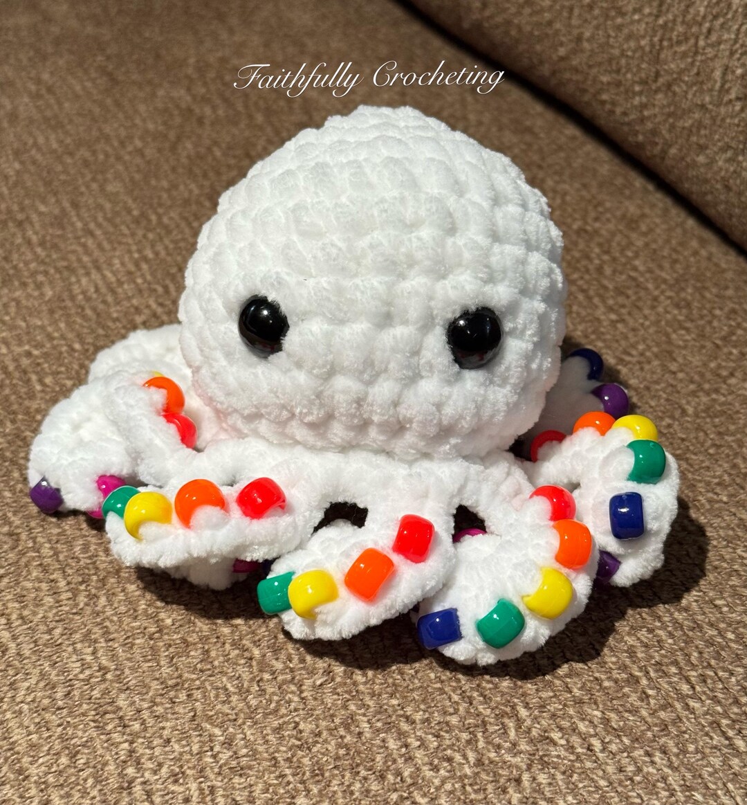 Fidget Octopus Plushie, Small Octopus, Plushies, Amigurumi Octopus ...