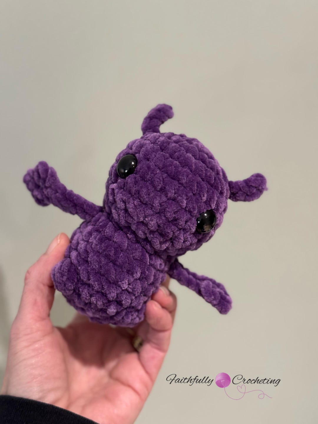 Baby Alien, Plush Alien, Purple Plush Alien, Ready to Ship, Ufo Plushie ...