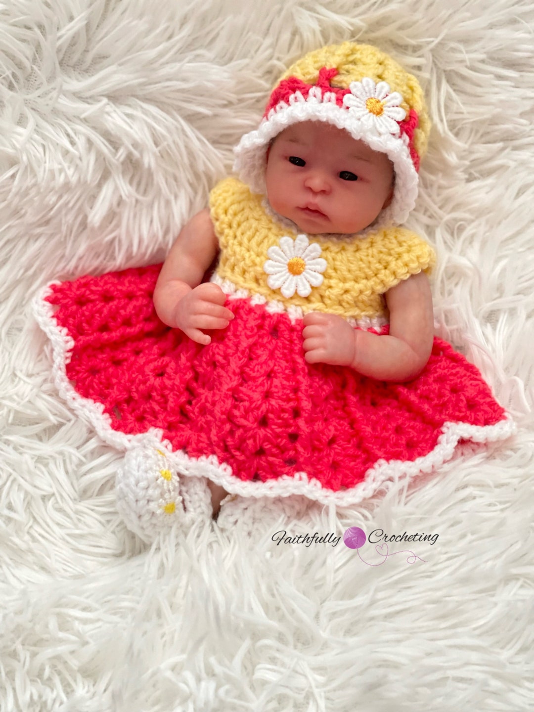 Micro Mini Reborn Outfit Reborn Dress Doll Dress Set Coral - Etsy