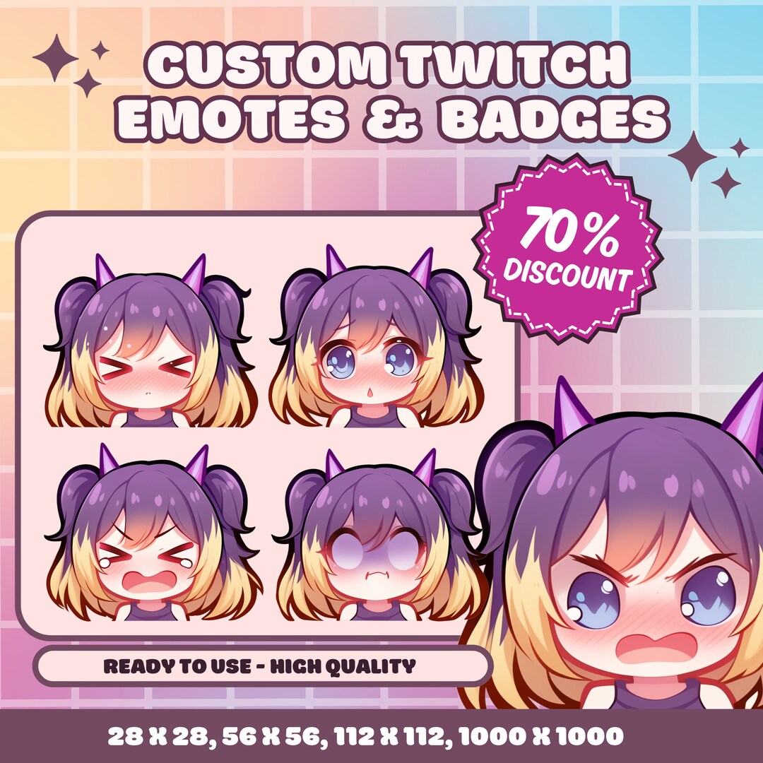 Custom Twitch Emotes, Twitch Emote, Custom Emote, Kick Emotes, Animated ...