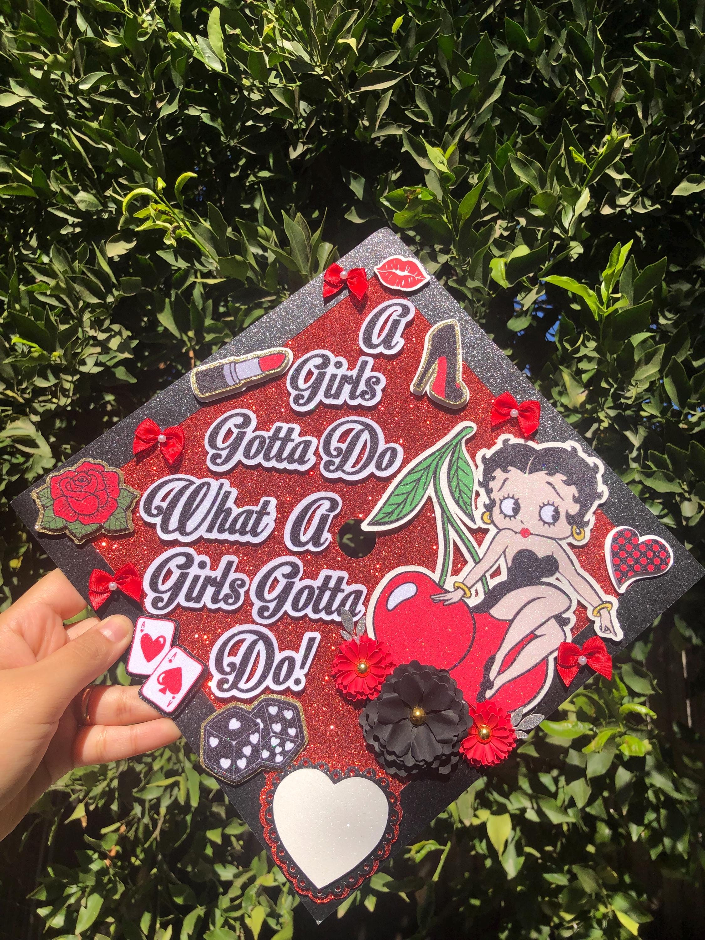 Betty Boop 3D Graduation Cap Topper - Etsy