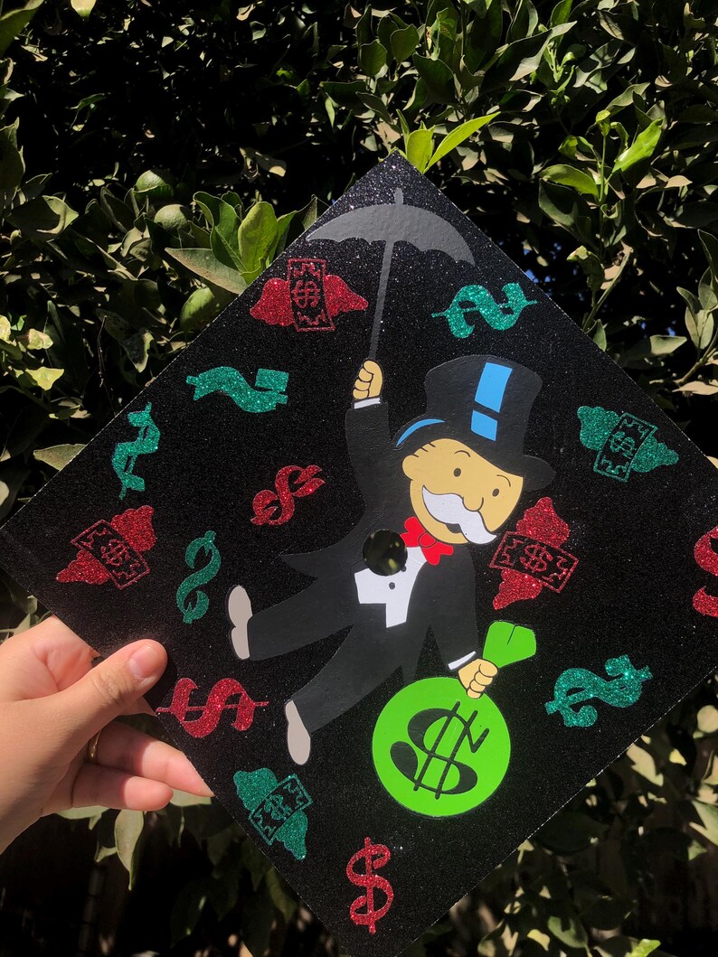 Monopoly Man Graduation Cap Topper - Etsy