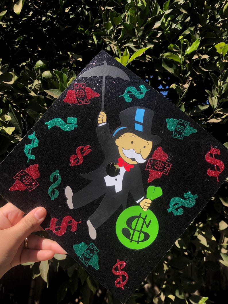 Monopoly Man/richie Rich Graduation Cap Topper - Etsy