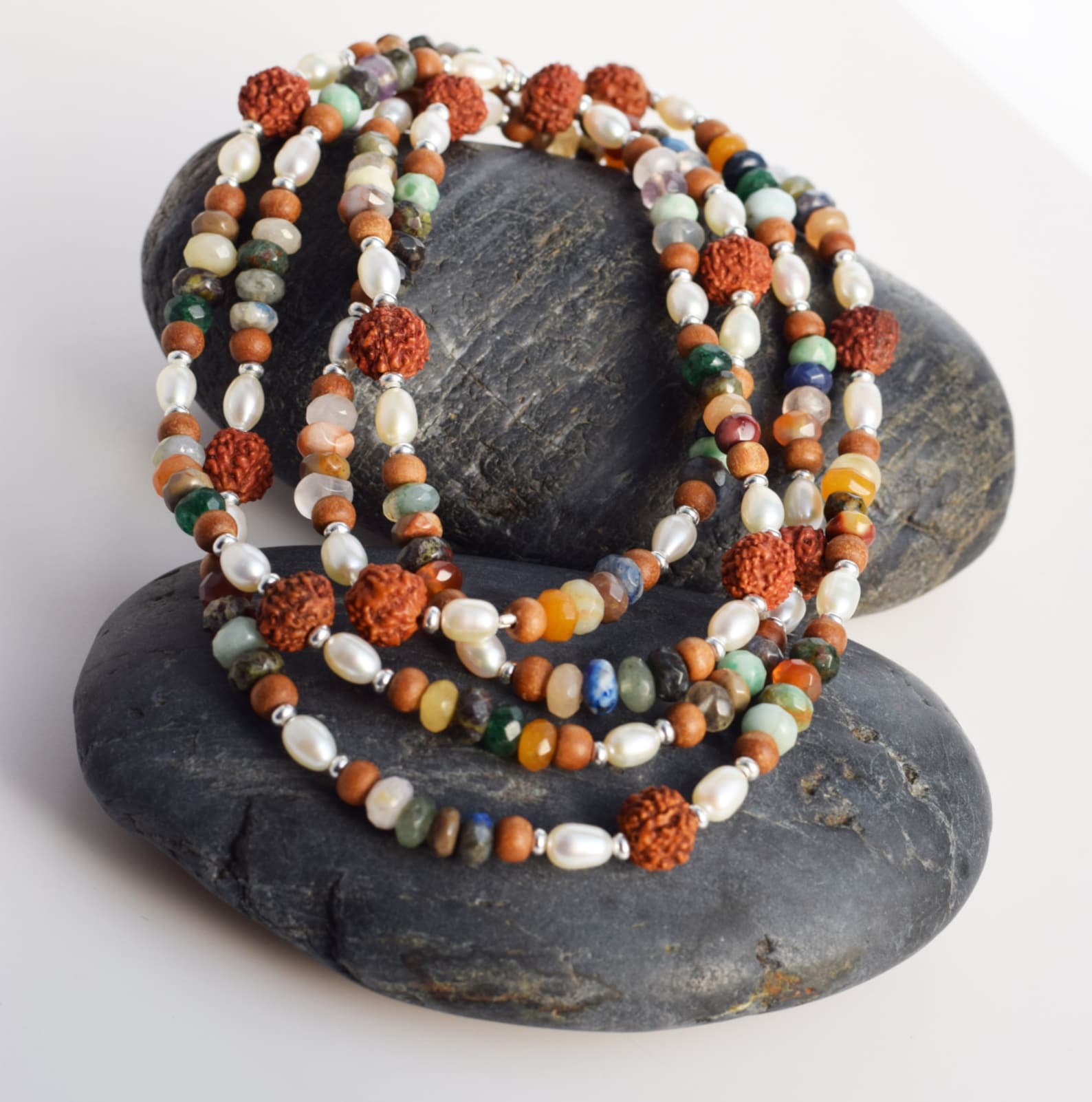 Continuous Strand Necklace Tutorial Seed Bead Stringing Boho - Etsy