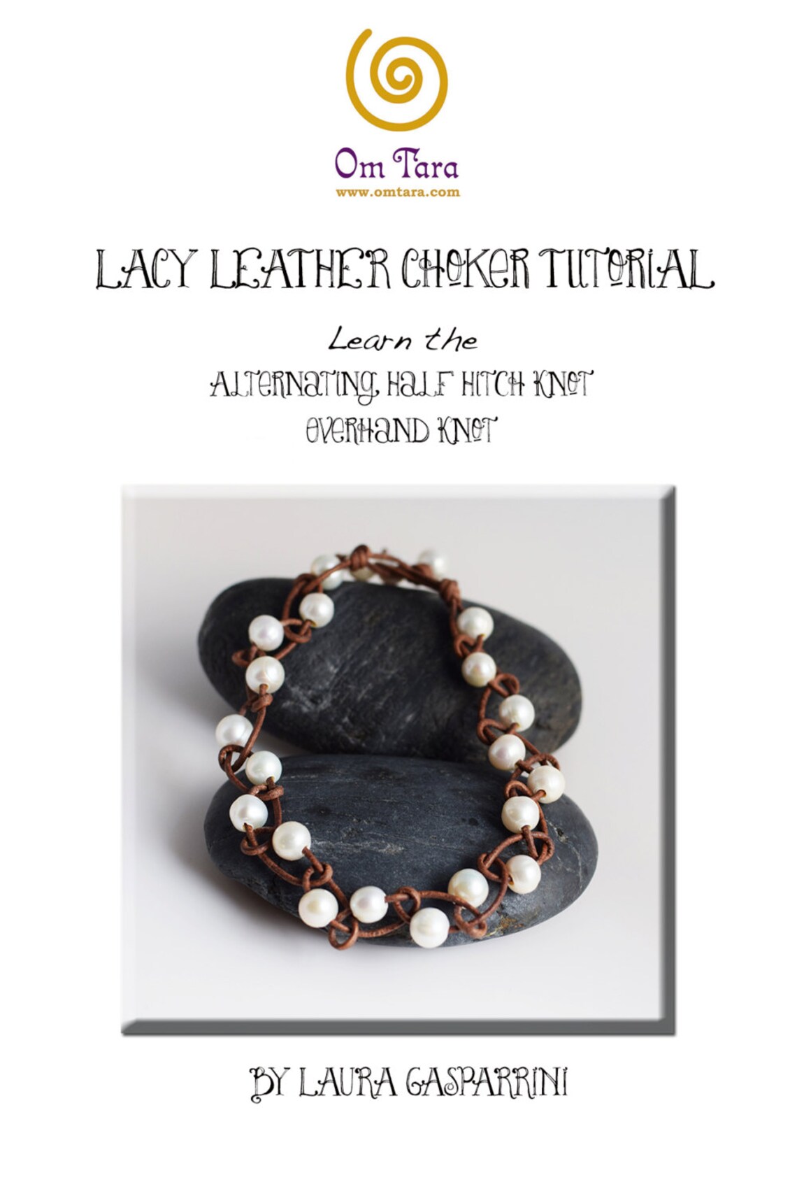 Lacy Leather and Pearl Macramé Choker Tutorial How to - Etsy