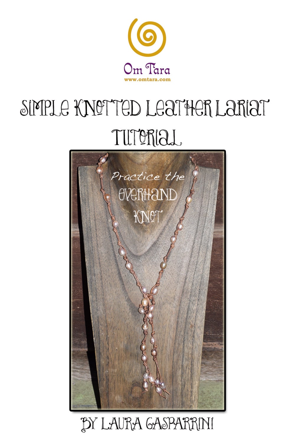 Simple Knotted Leather Lariat Tutorial Leather and Pearl - Etsy