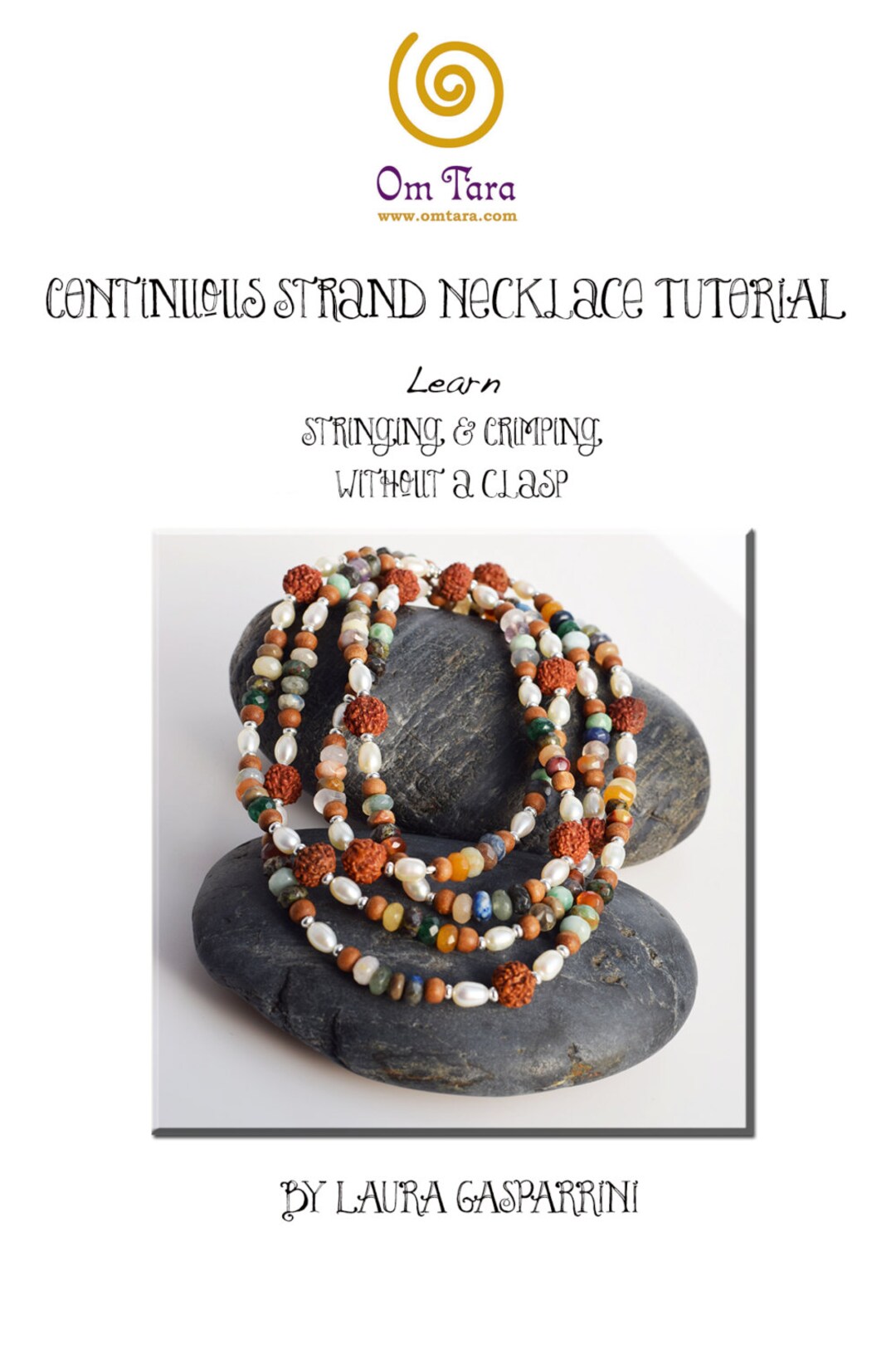 Continuous Strand Necklace Tutorial, Seed Bead Stringing, Boho Jewelry ...