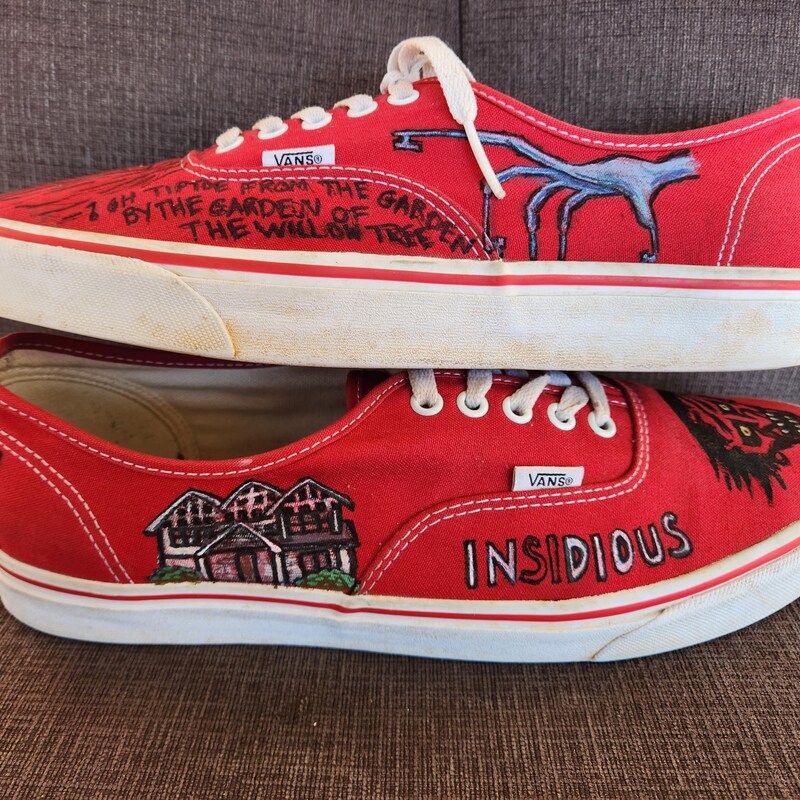 Hand Painted Vans - Etsy