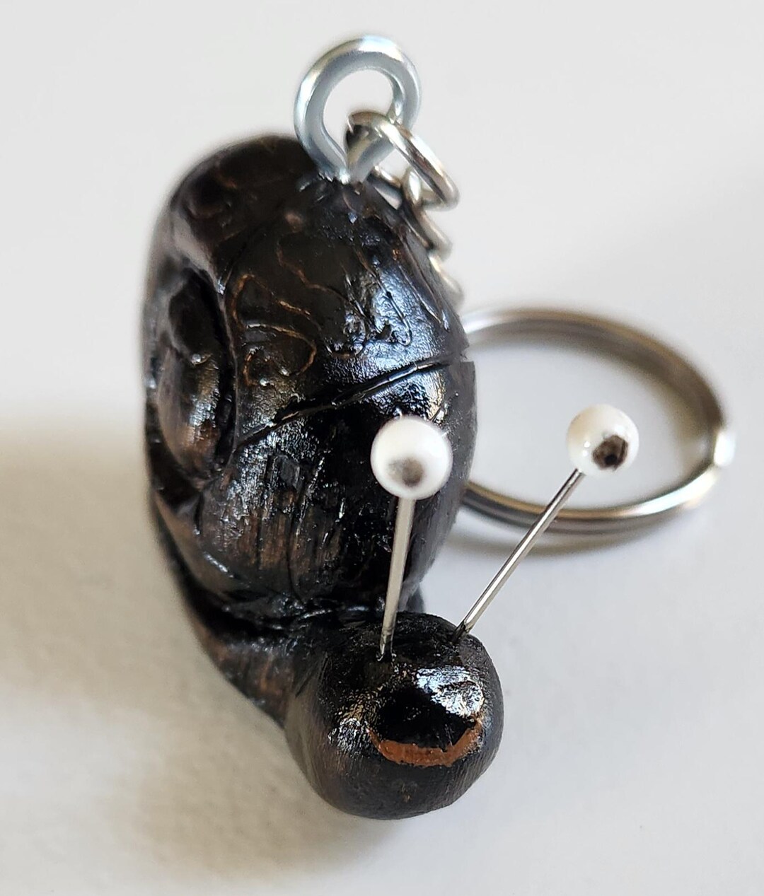 Happy Snail Keychain - Etsy