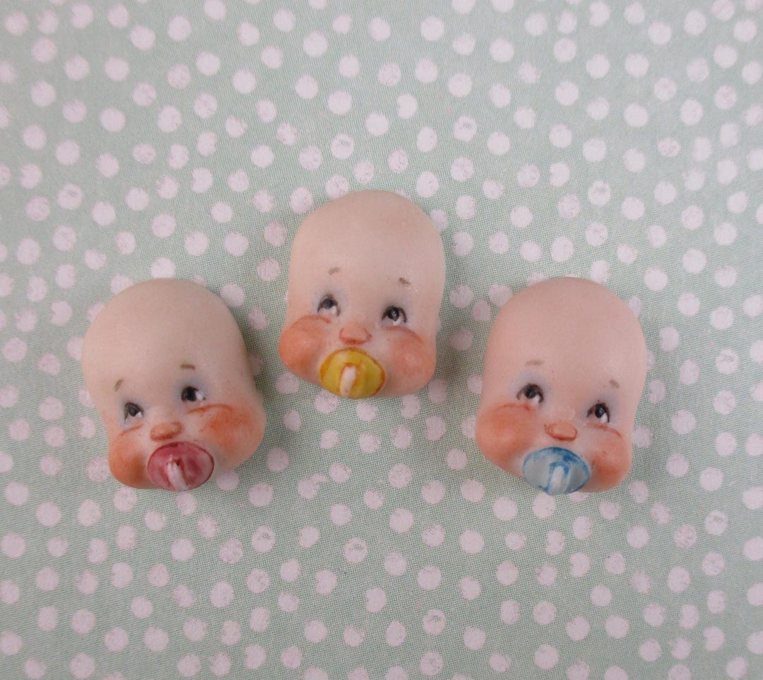 Binky Baby Face Set of 3 - Etsy