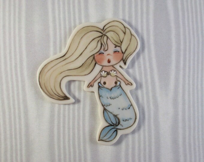 Mermaid Embellishment Button - Etsy