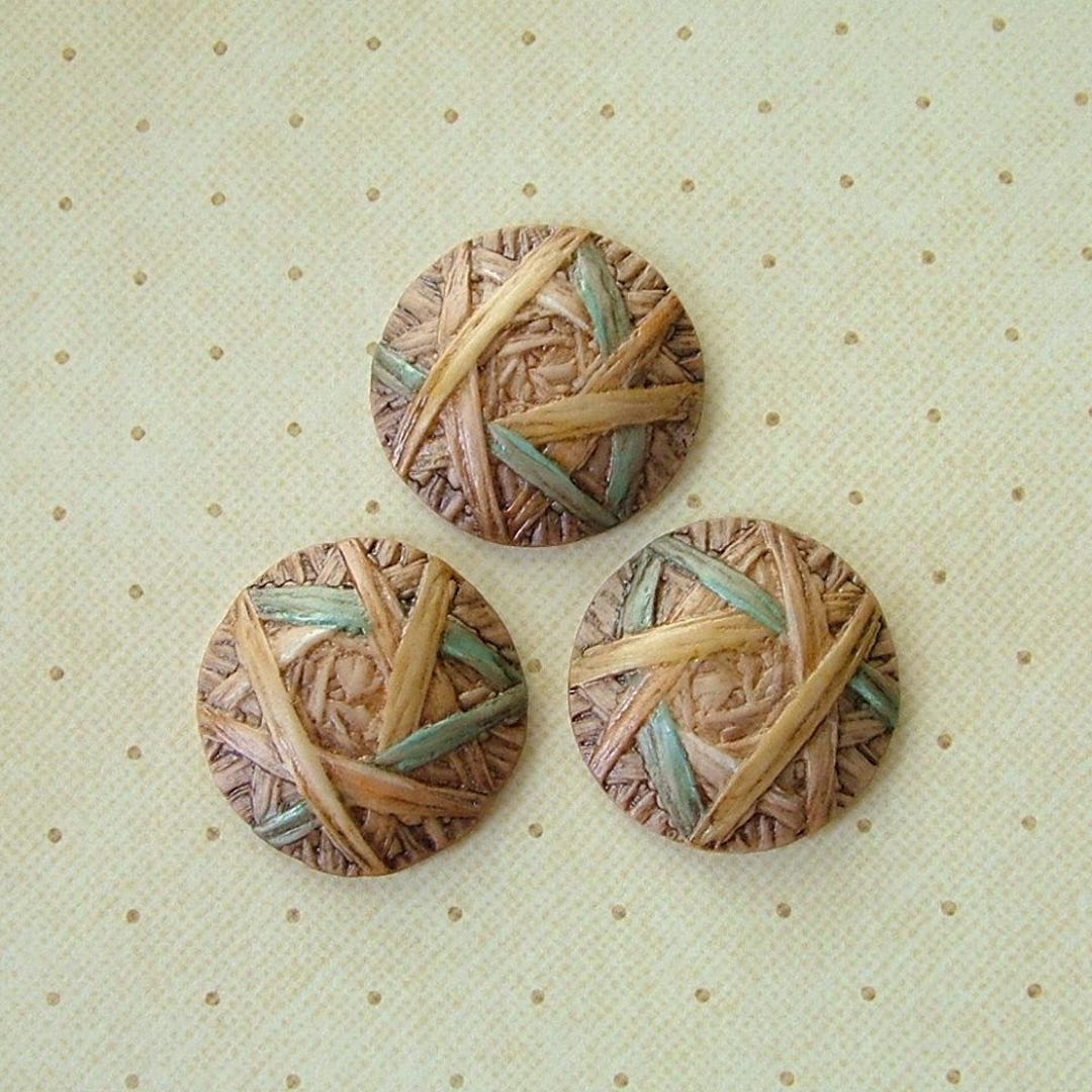 Twine Button Set of 3 - Etsy