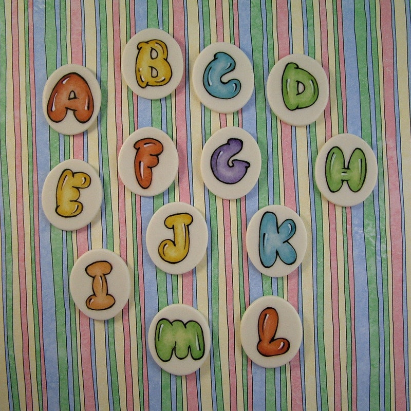 Alphabet Buttons - Etsy