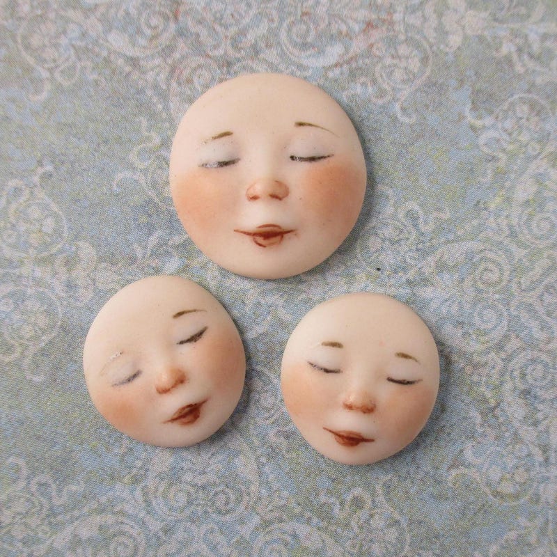 Polymer Clay Face - Etsy