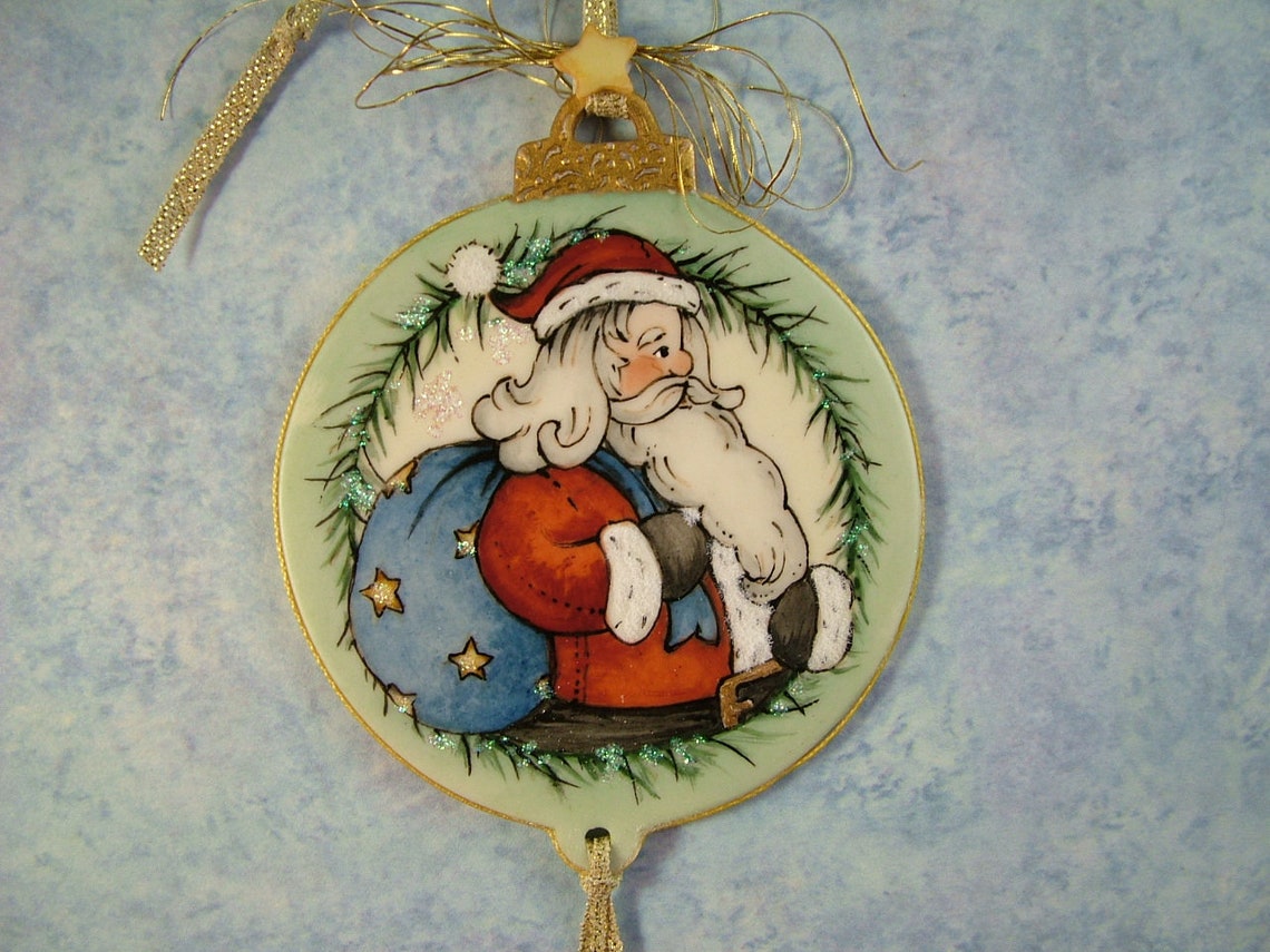 Star Santa Ornament - Etsy