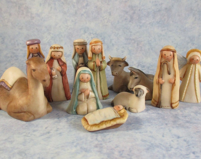Nativity Set 12 Pc. - Etsy