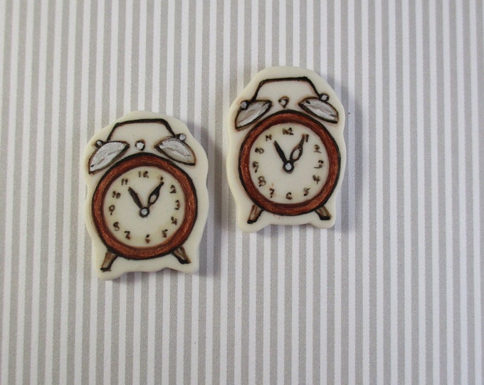 Alarm Clock Button Set of 2 - Etsy