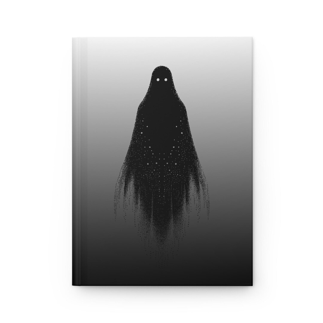 Mystical Ghost Hardcover Journal, Blank Notebook for Creatives, Dark ...