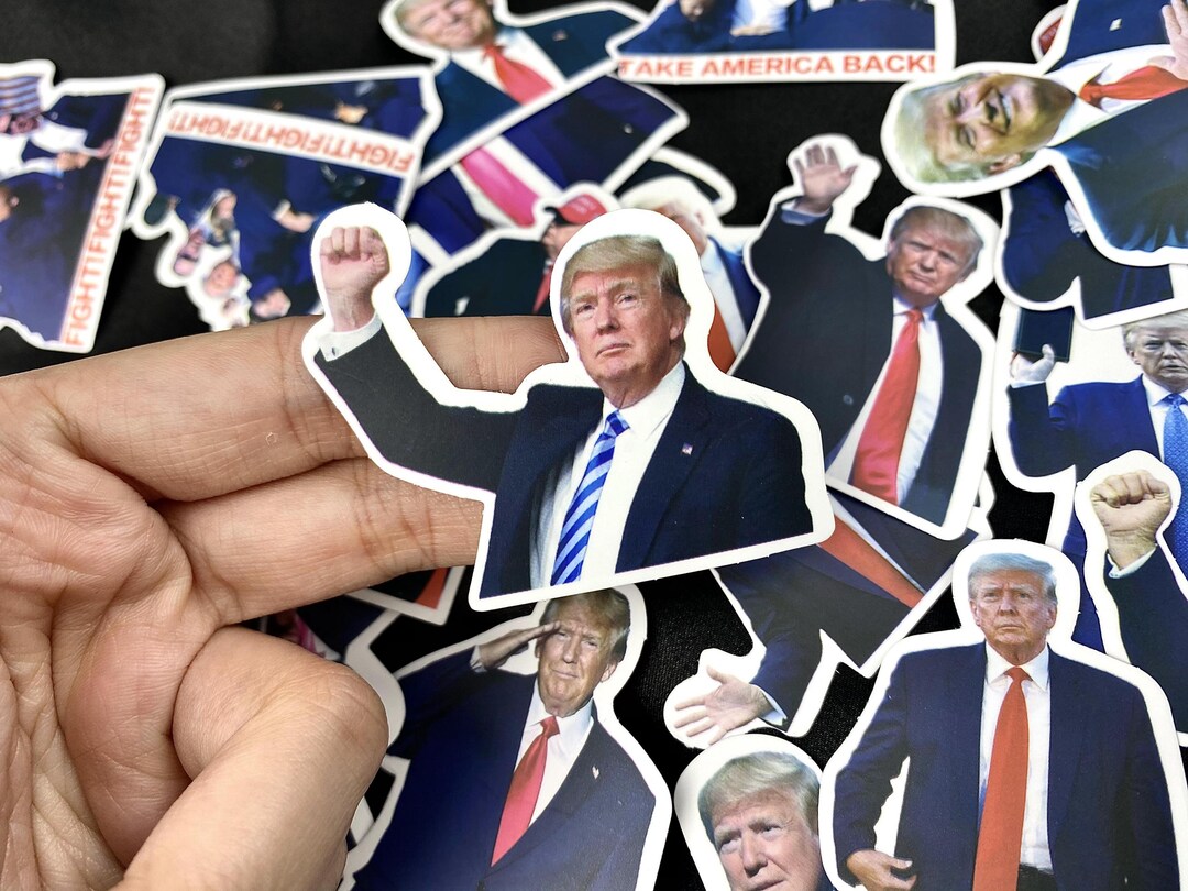 50 Trump Stickers Trump Sticker Pack Trump Expression Pack Stickers ...