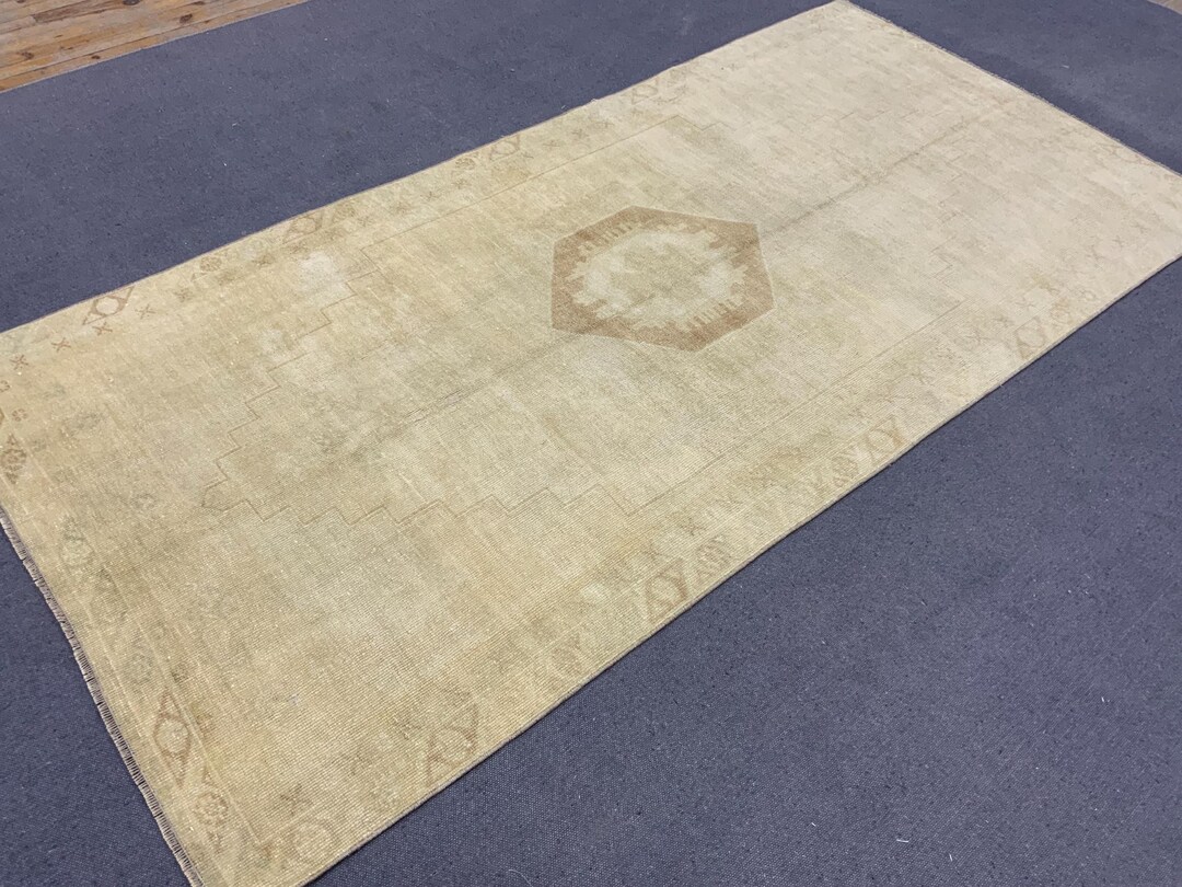 4x8 ,turkish Rug, Runner, Handmade Rug , Vintage Rug , Oushak Rug,deorc ...