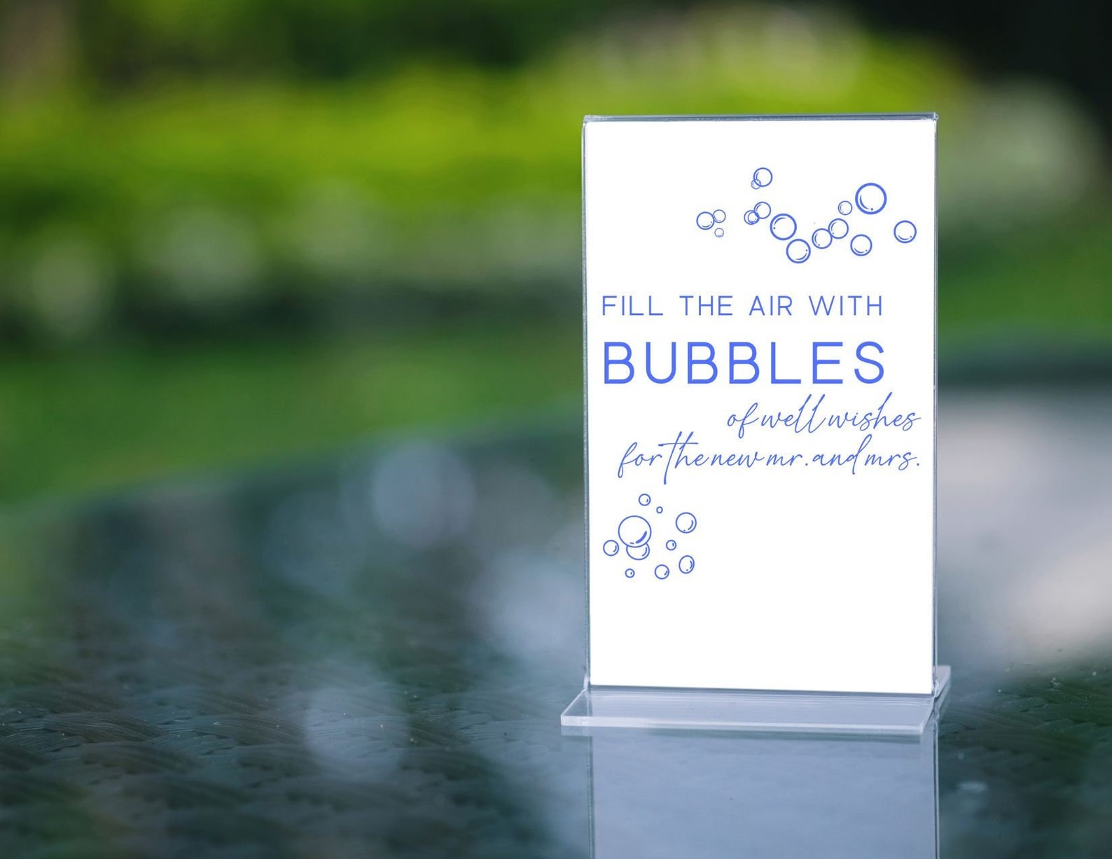 Customizable Wedding Bubble Exit Sign Template, Printable Wedding ...