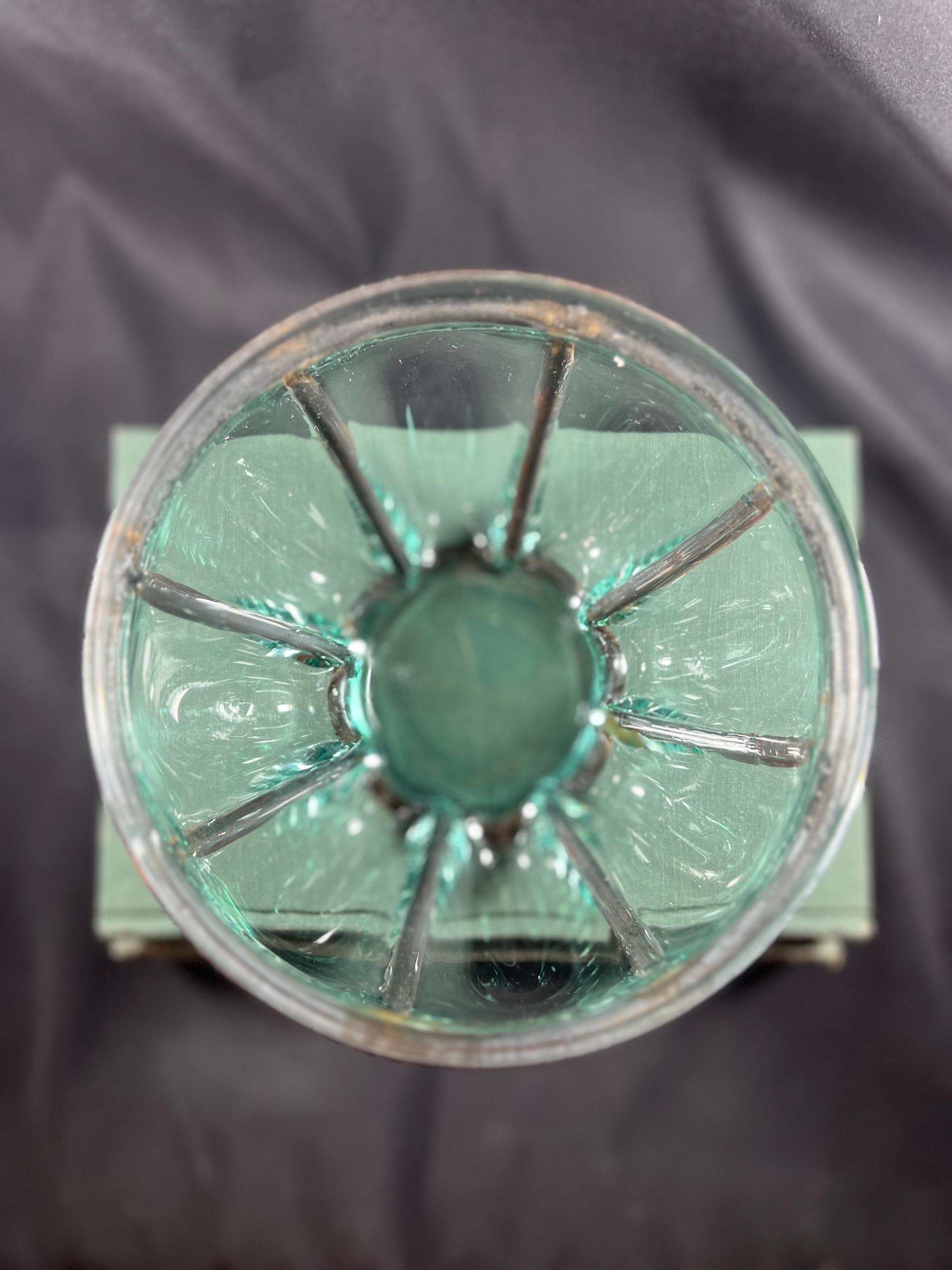 Vintage Caged Bubble Glass Vase Planter - Etsy