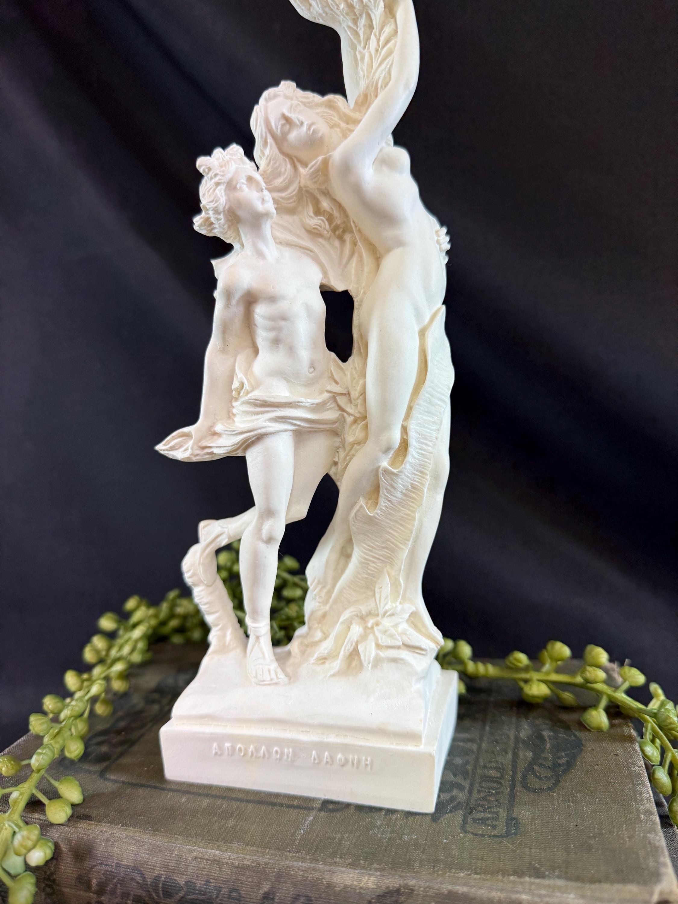 Vintage Alabaster Italian Statue of Apollo and Daphne - Etsy
