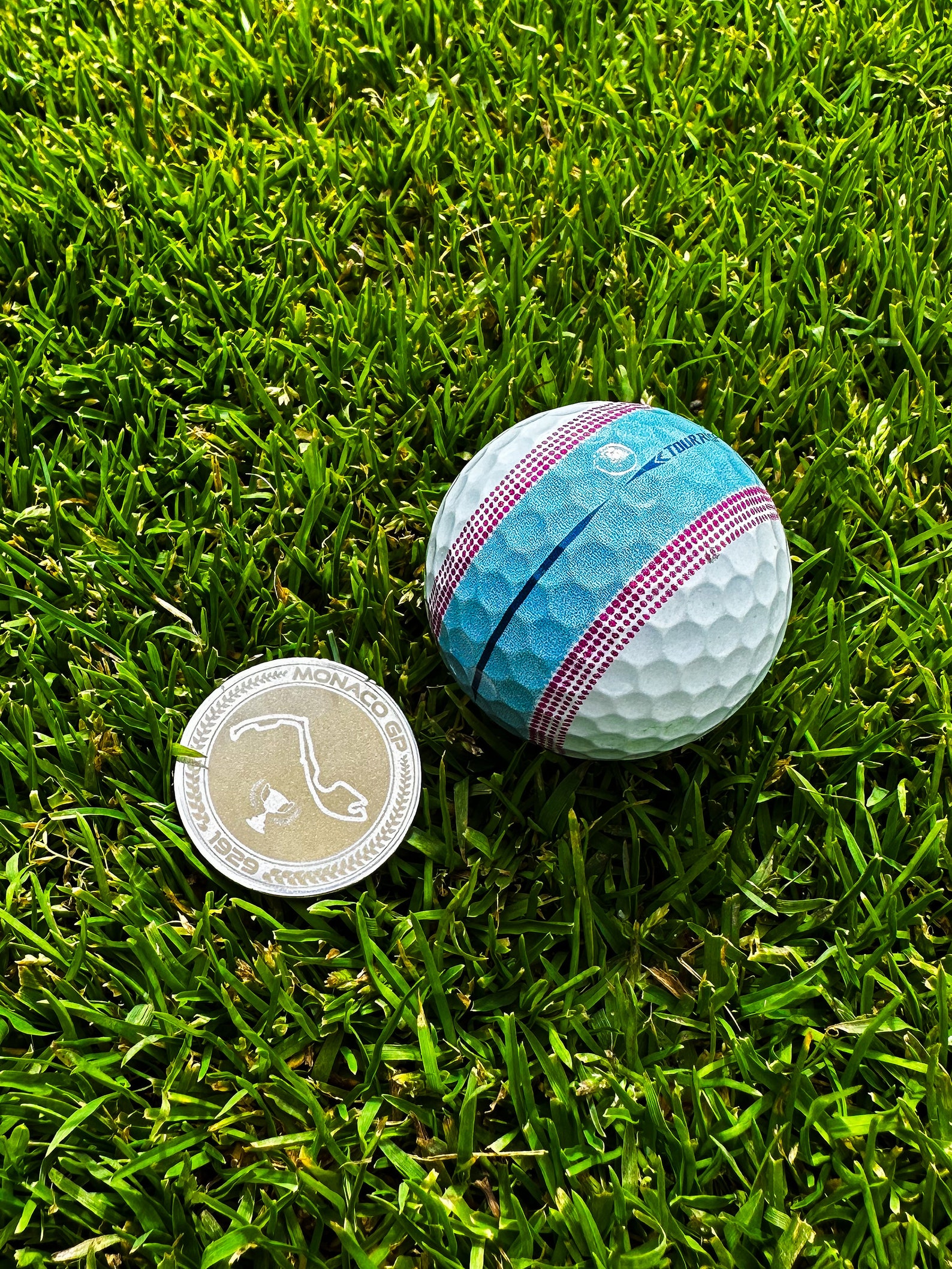Golf Ball Marker With Formula 1 Monaco GP Track Design - Perfect Gift ...