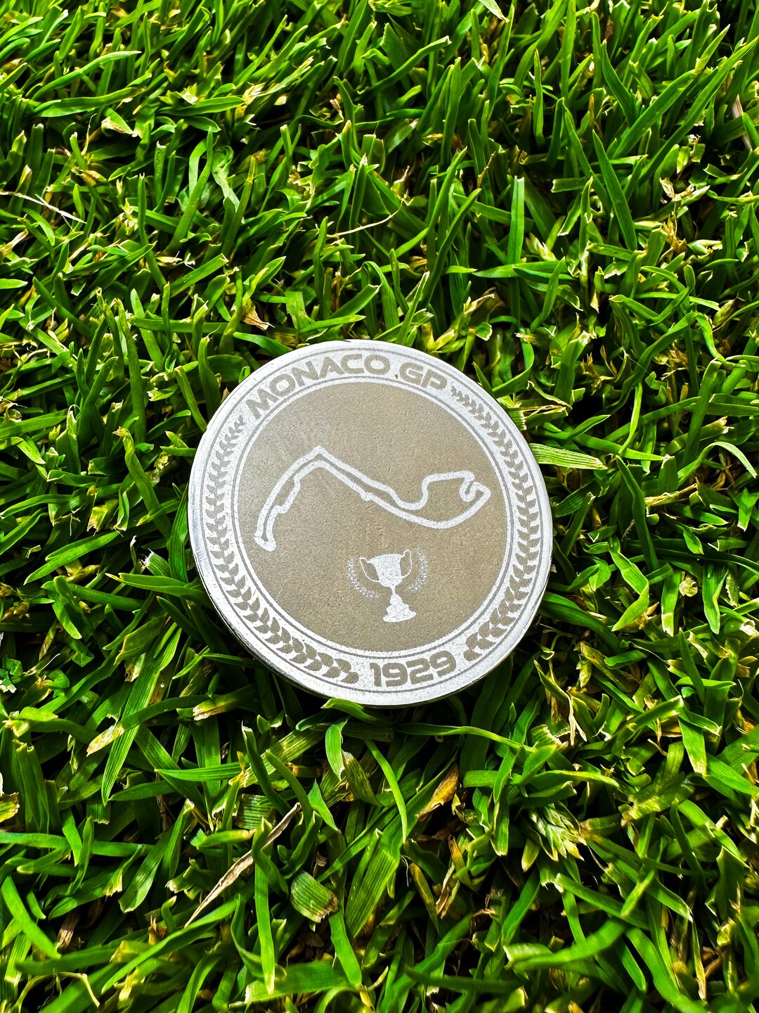 Golf Ball Marker With Formula 1 Monaco GP Track Design - Perfect Gift ...