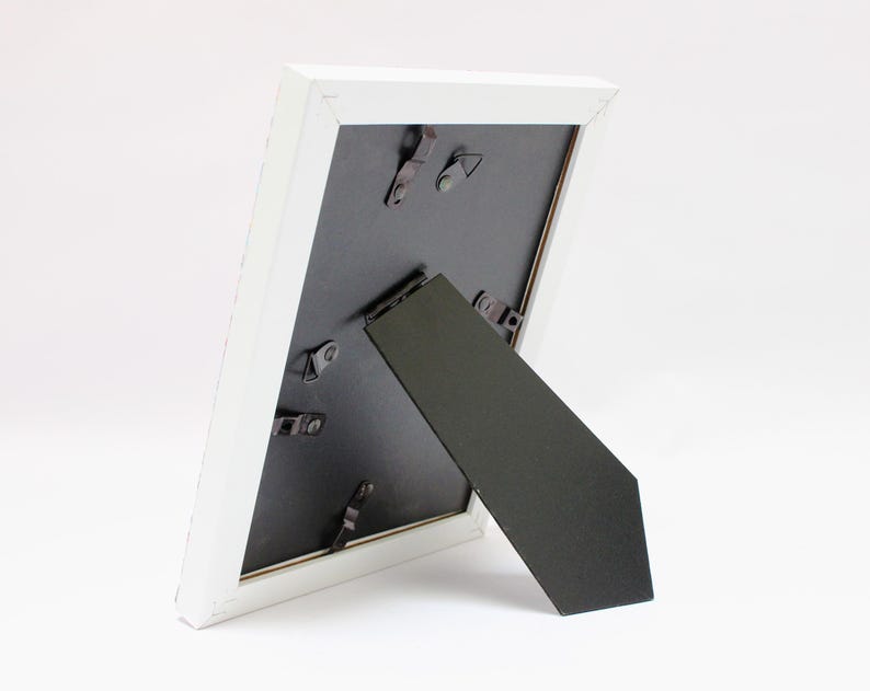 Pink / Blue / Yellow Epoxy Glitter Picture Frame: 5x7 or 4x6 (matted ...