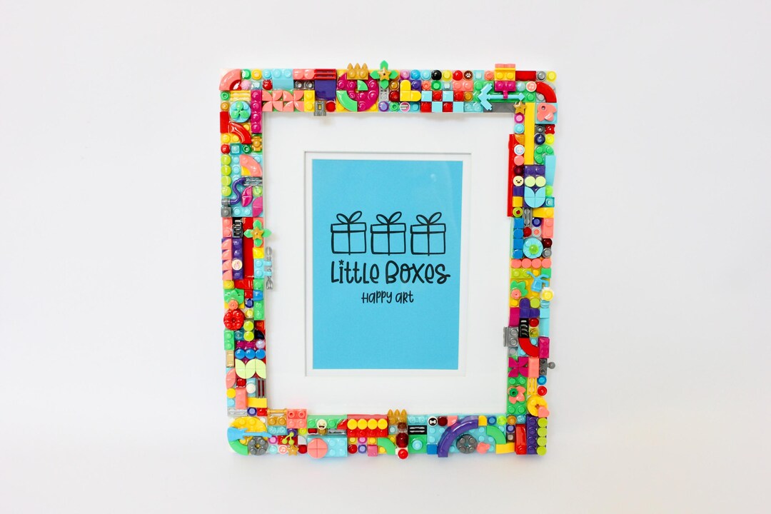 Frame Made of LEGO® Bricks One-of-a-kind, Unique, and Colorful 8x10 or ...