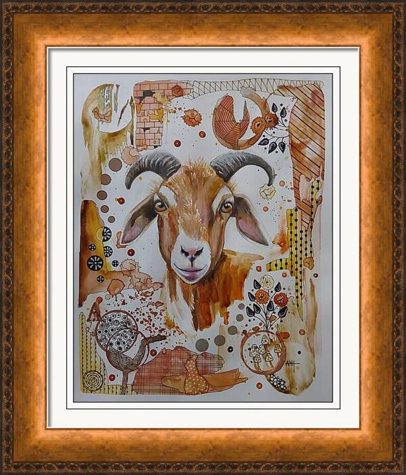 Dolly. 11x14" Original Mixed Media Painting. Hand Signed. - Etsy