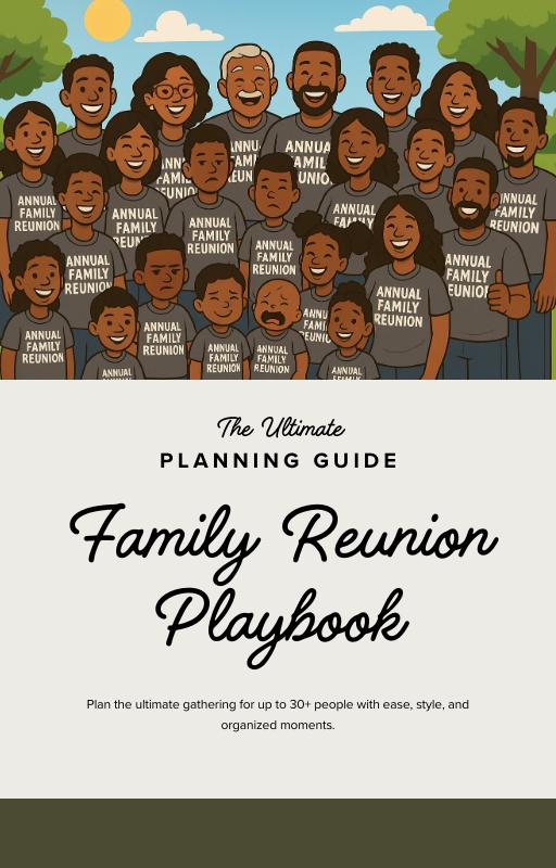 The Ultimate Planning Guide - Family Reunion Playbook - Etsy